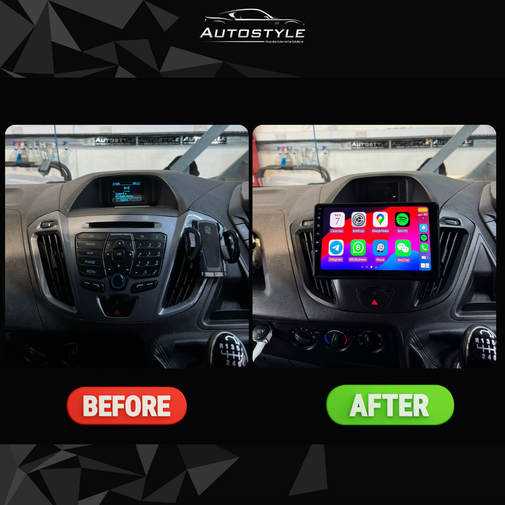 Ford Transit Custom Apple Carplay / Android Auto 9" Stereo Upgrade (20